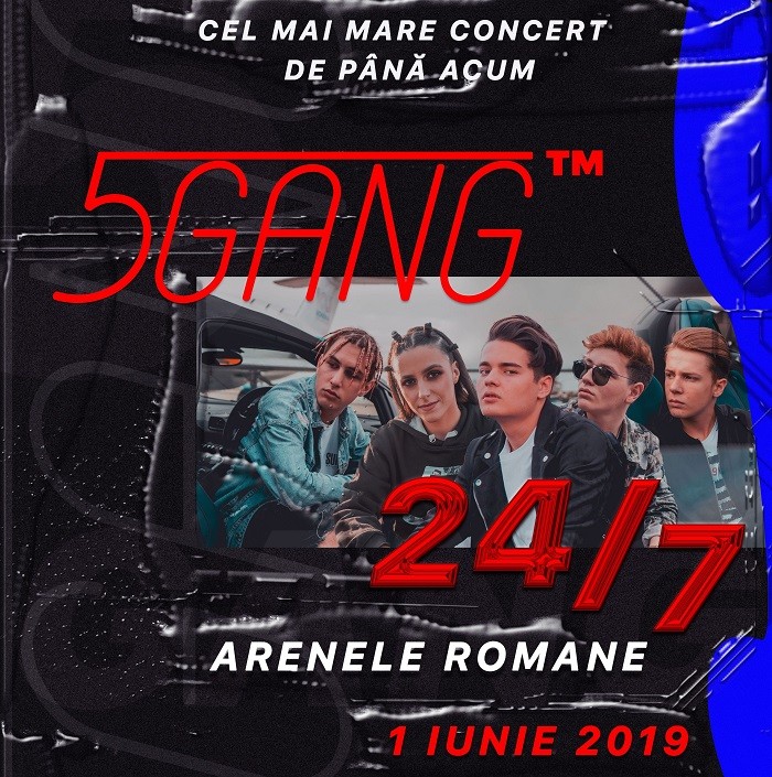 5 Gang va susţine primul mare concert pe 1 iunie la Arenele Romane ...